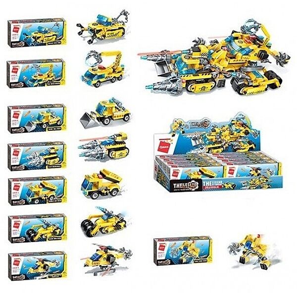 Конструктор Qman 1408 Строительная техника - мега машина 8в1, 600 дет, 929 грн. купить Одесская ...