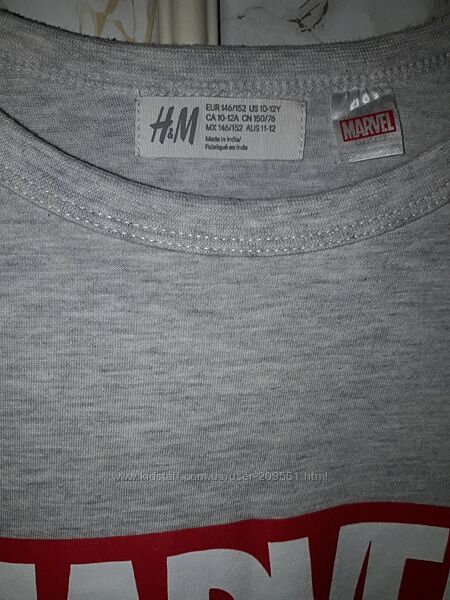 Футболка с длинным рукавом, h&m,10-12 лет, р.146-152, 80 грн. купить Днепропетровская область ...